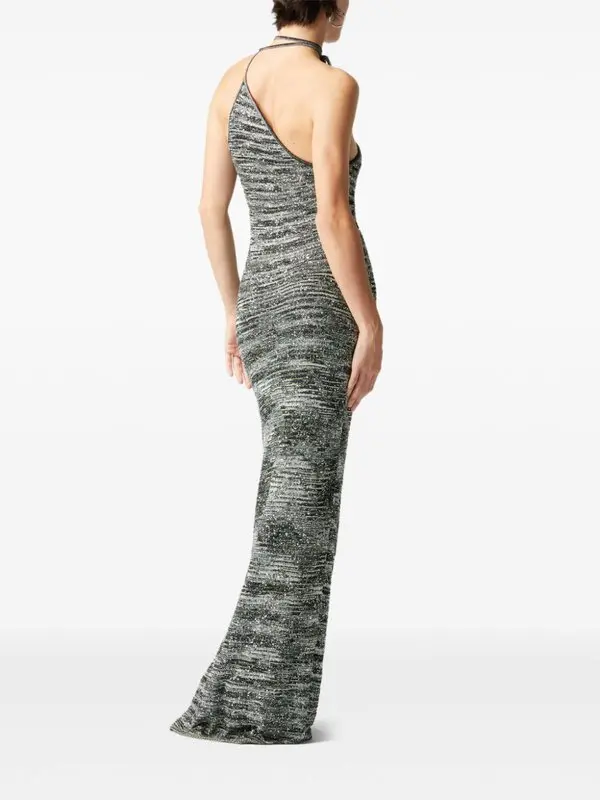 Missoni Slub-Knit Maxi Dress - Green | Editorialist