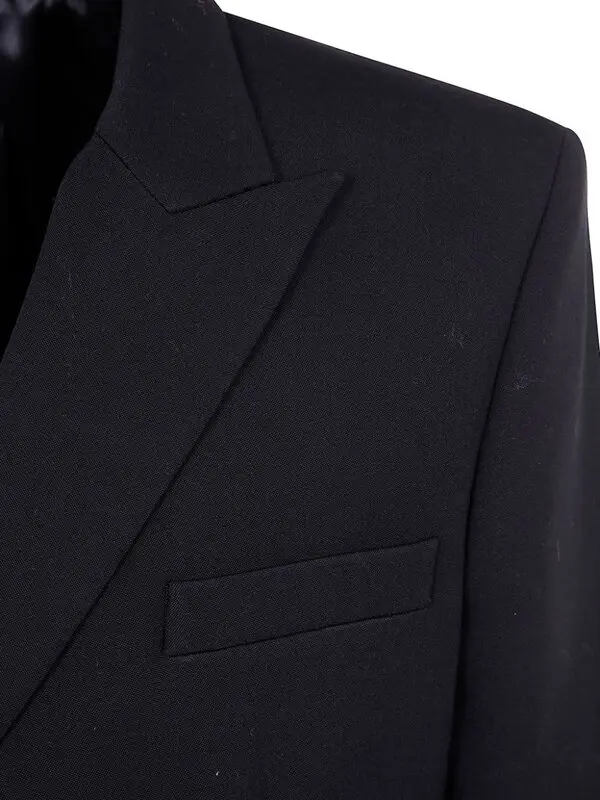 Balmain Wool Double-breasted Blazer