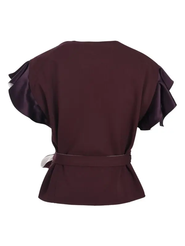 LANVIN Wrap Blouse