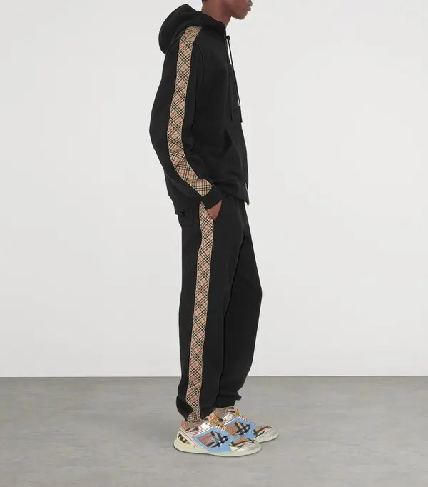 Burberry Check-trim Sweatpants