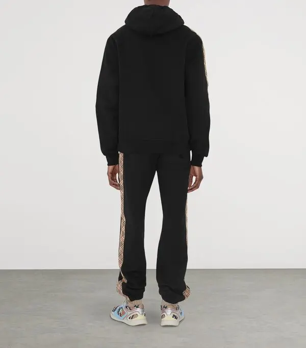 Burberry Check-trim Sweatpants