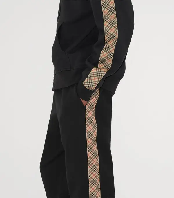 Burberry Check-trim Sweatpants