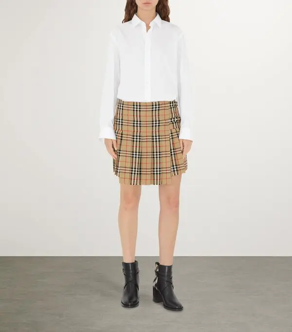 Burberry Check Ankle Boots 70