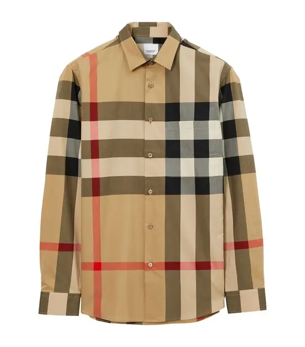Burberry Cotton Enlarged Check Shirt