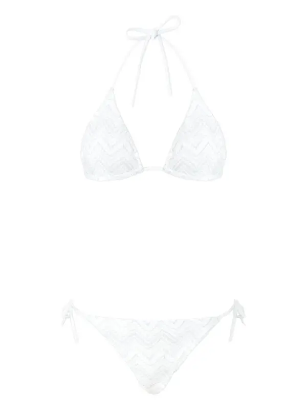 Missoni Zigzag Bikini Set - White