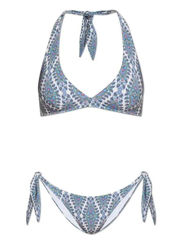 Etro Paisley-print Bikini - Blue