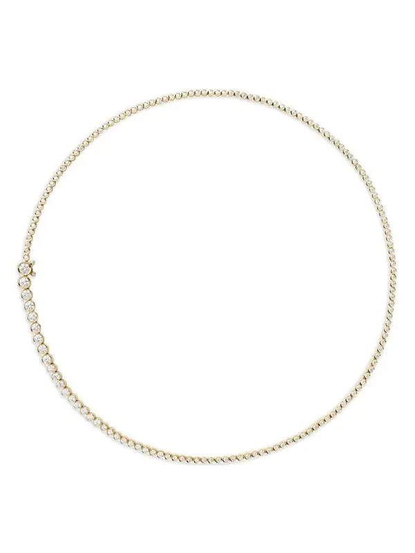 Sophie Bille Brahe 18kt Yellow Diamond Tennis Necklace - Gold