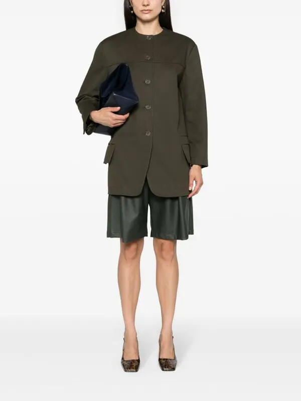 Max Mara Recital Twill Shirt Jacket - Green