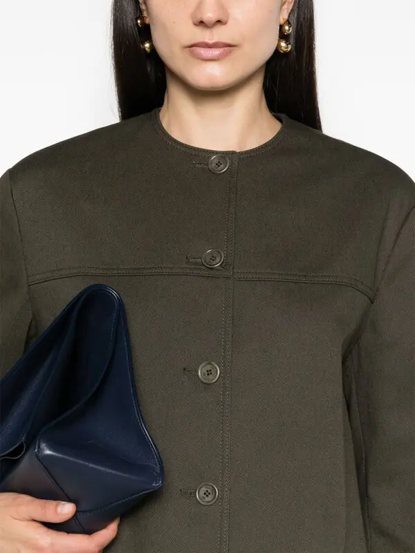 Max Mara Recital Twill Shirt Jacket - Green