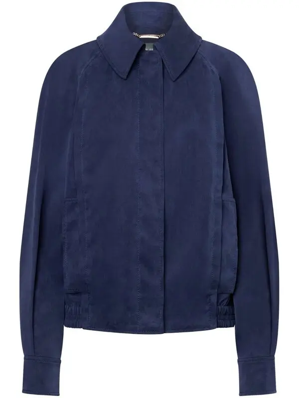 Alberta Ferretti Lyocell Bomber Jacket