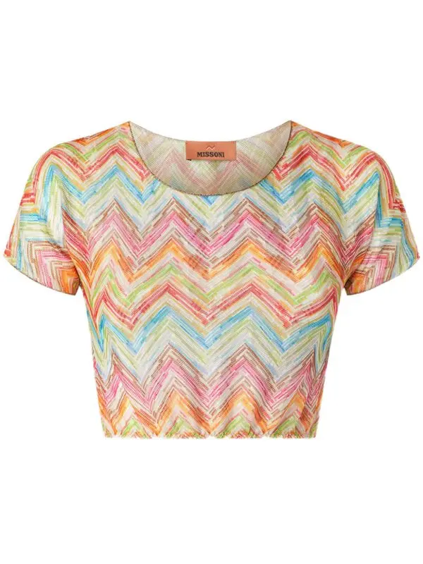 Missoni Zigzag-knit Top