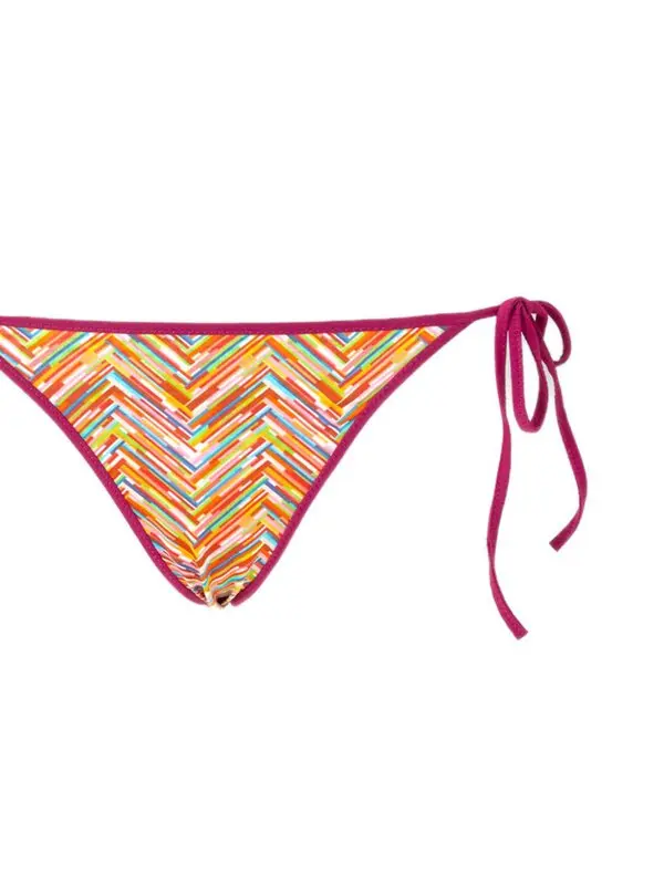 Missoni Zigzag-print Bikini Set - Pink
