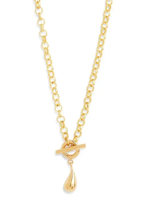 SOKO Delicate Dash Pendant Necklace - Gold