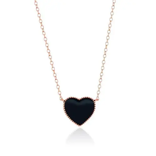 DONATELLO GIAN Name' Heart Pendant Necklace