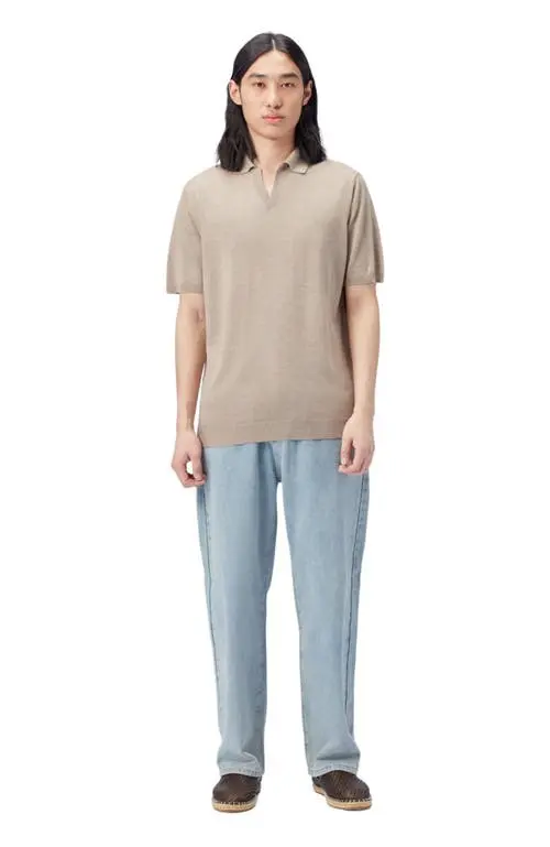 Gobi Cashmere Silk Cashmere Polo Shirt - Nomad