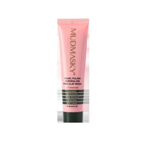 MUDMASKY Pearl Polish Superglow Pink Clay Mask