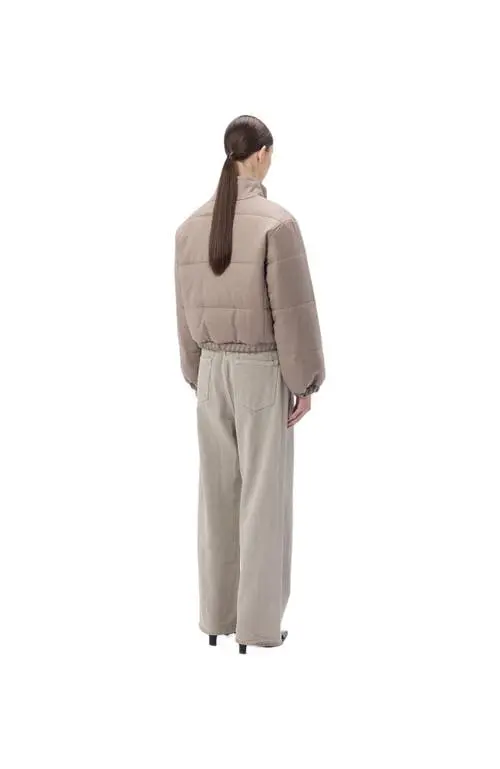 GOBI MONGOLIAN CASHMERE Cropped High-neck Cashmere Jacket