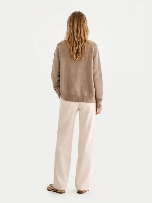 Gobi Cashmere Relaxed-fit Cardigan - Taupe