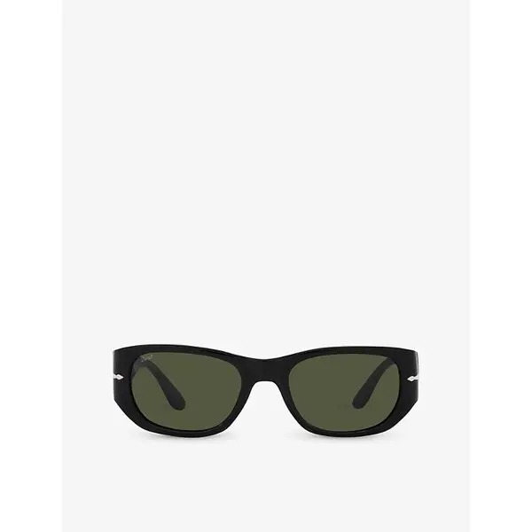 Persol Pillow-frame Acetate Sunglasses - Black