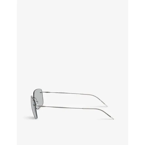 Giorgio Armani Ar1512m Pillow-frame Sunglasses - Grey