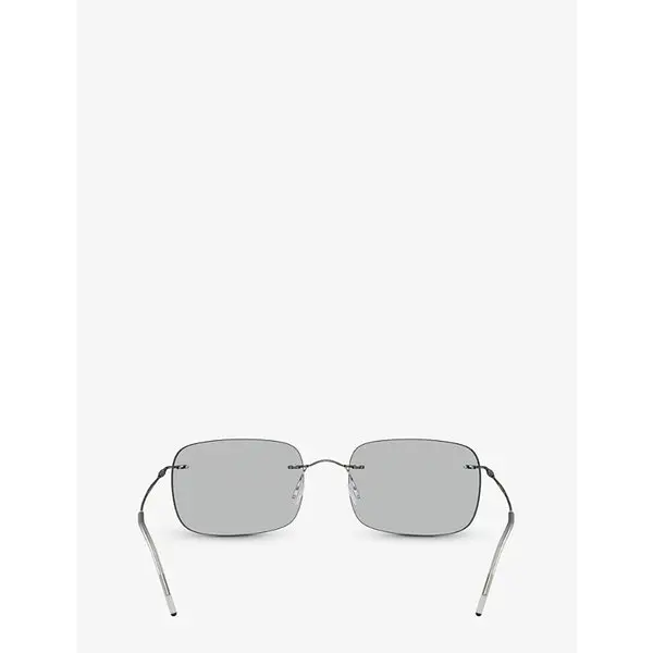 Giorgio Armani Ar1512m Pillow-frame Sunglasses - Grey