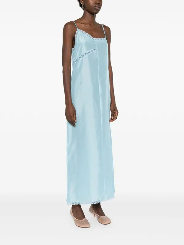 MAISON MARGIELA Asymmetric Silk Maxi Dress