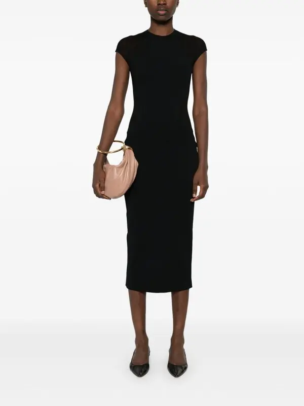 Stella McCartney Miracle Midi Dress - Black