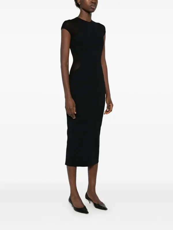Stella McCartney Miracle Midi Dress - Black