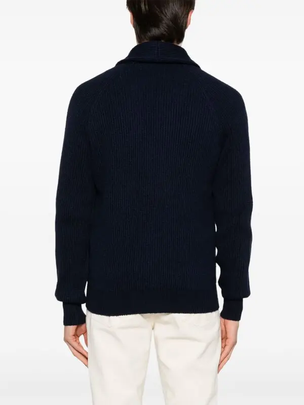 Brunello Cucinelli Cotton Cardigan - Blue