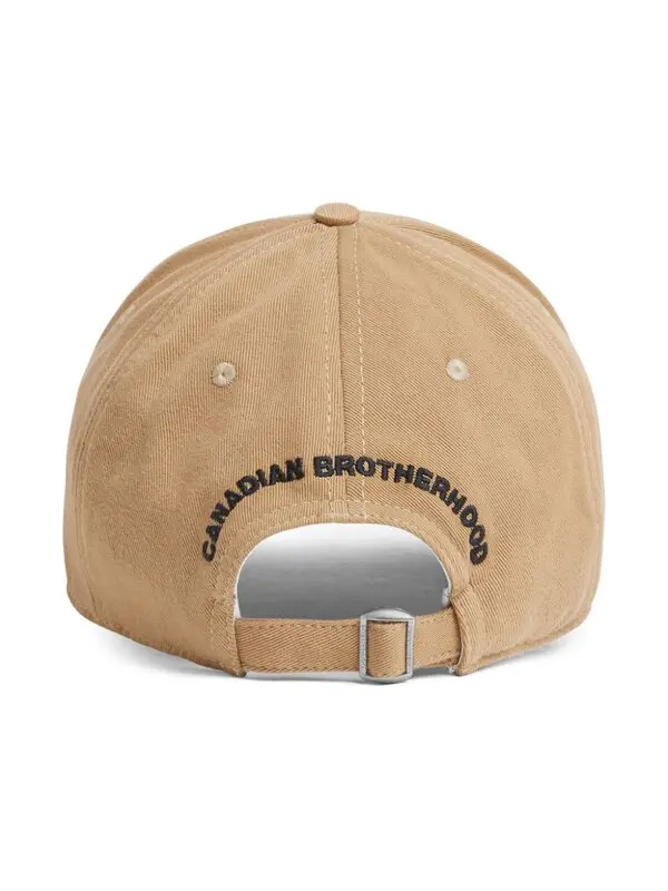 Dsquared2 Logo Applique Baseball Cap - Neutrals