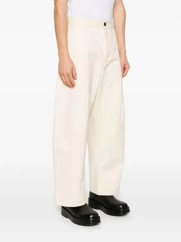 Studio Nicholson Pleat-detail Trousers - Neutrals