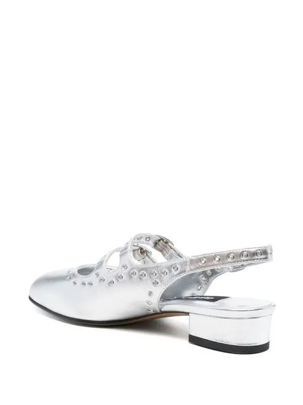 CAREL Queen Ballerinas - Silver