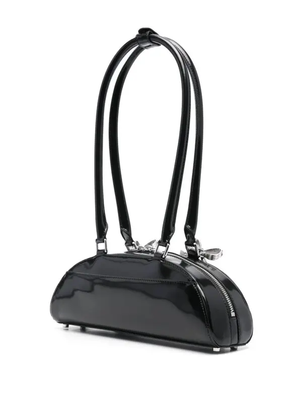 Self-Portrait Curved Shoulder Bag In Black - 44% Off | Editorialist