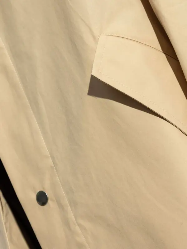 JIL SANDER Logo-print Raincoat - Neutrals