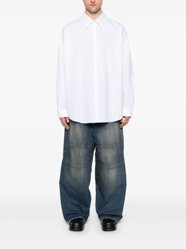 Balenciaga Logo-embroidered Shirt