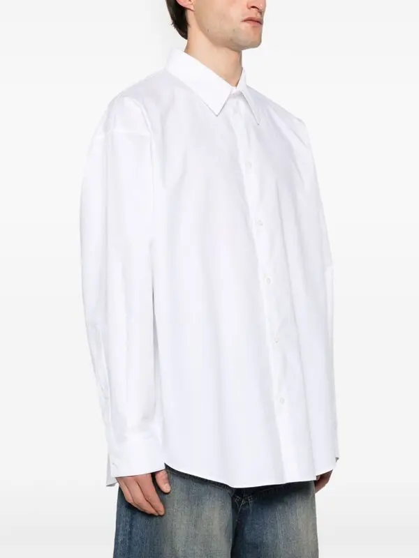 Balenciaga Logo-embroidered Shirt