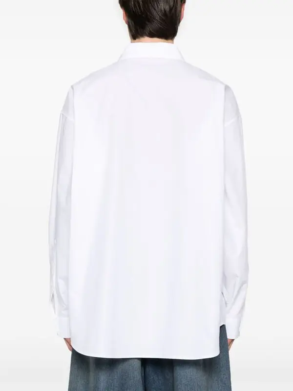 Balenciaga Logo-embroidered Shirt