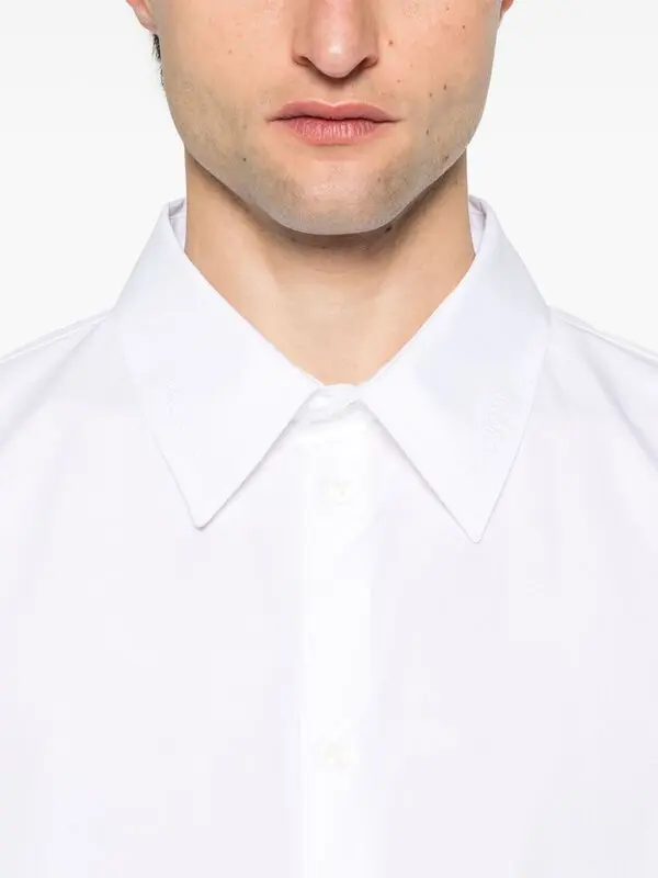 Balenciaga Logo-embroidered Shirt