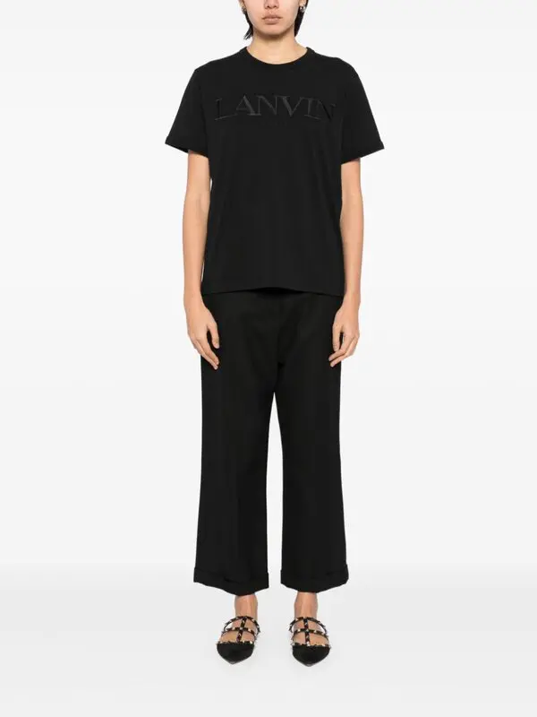 LANVIN Logo T-shirt - Black