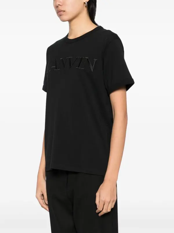LANVIN Logo T-shirt - Black