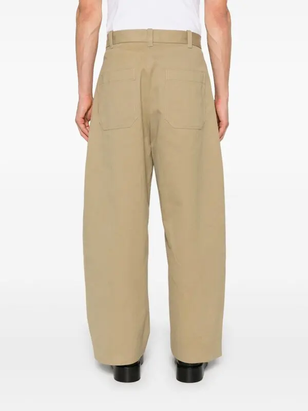 Studio Nicholson Pleated Wide-leg Trousers - Neutrals