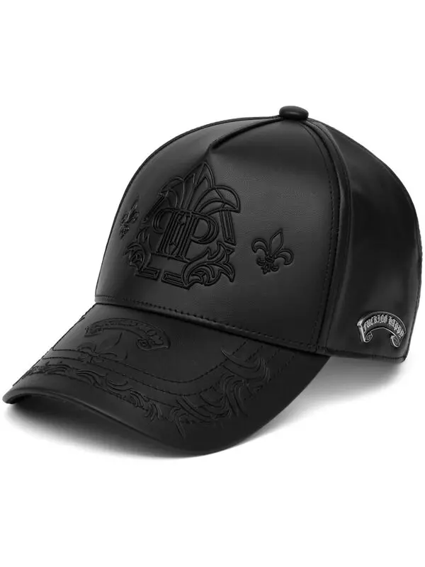 Philipp Plein Gothic Cap - Black