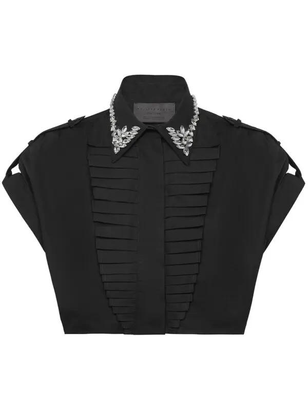 Philipp Plein Voulant Cropped Shirt