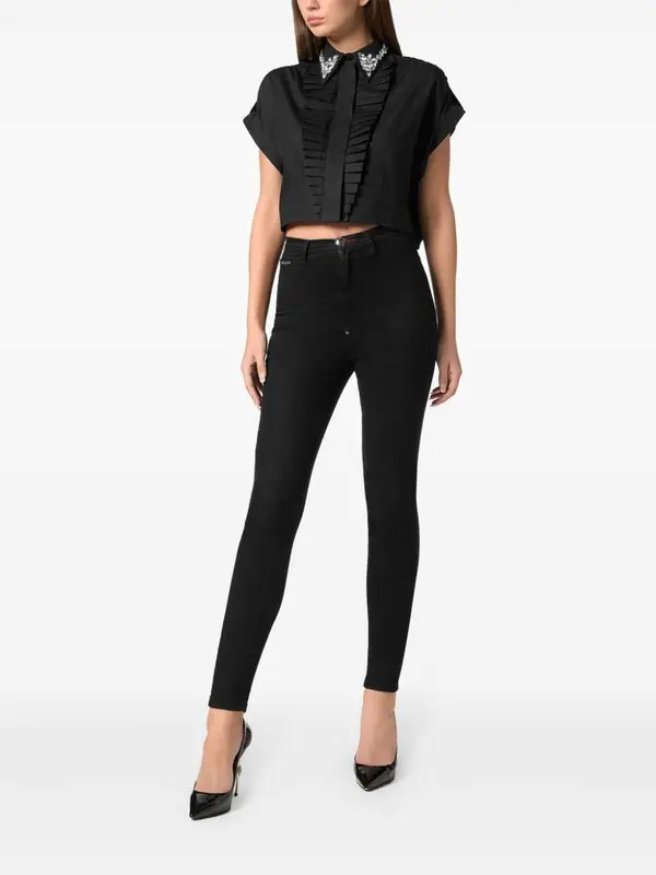 Philipp Plein Voulant Cropped Shirt
