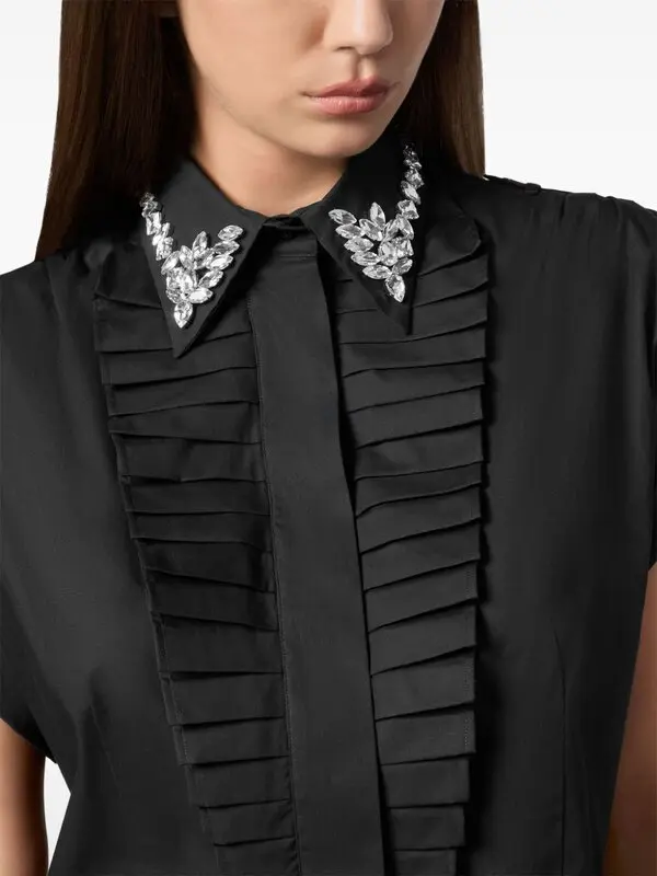 Philipp Plein Voulant Cropped Shirt