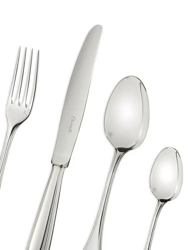 Christofle Perles 24-piece Flatware Set - Silver