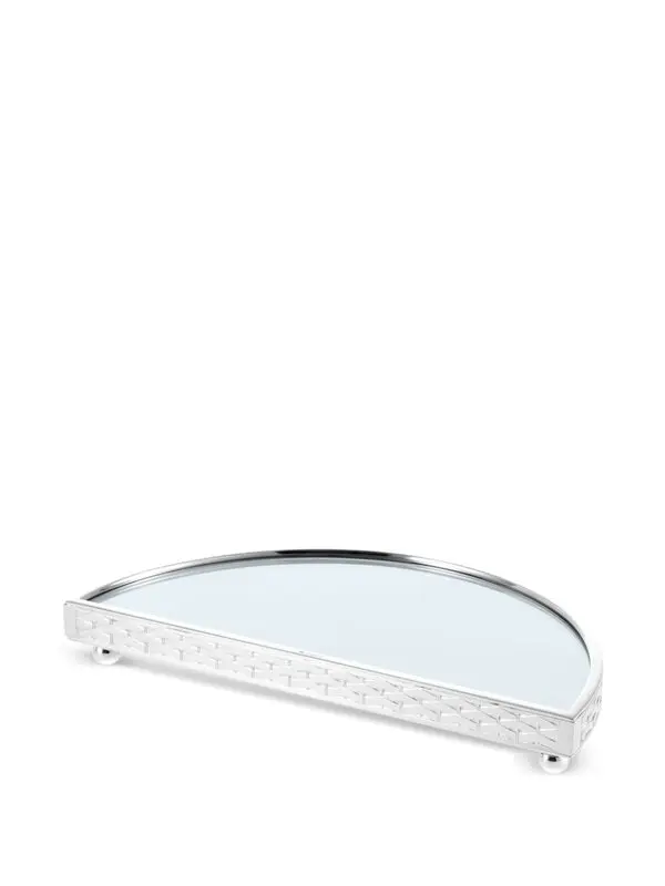 Christofle Sève D'argent Half-circle Serving Tray