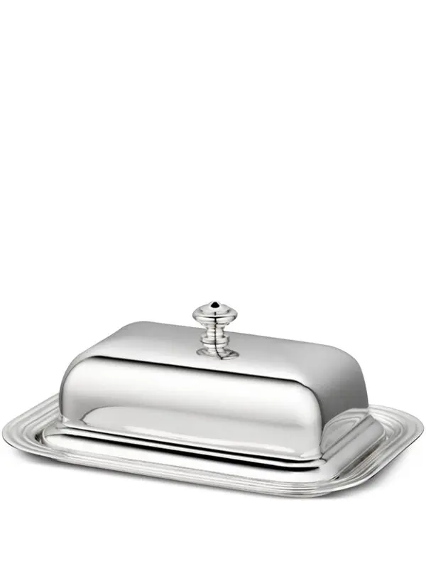Christofle Albi Butter Dish - Silver