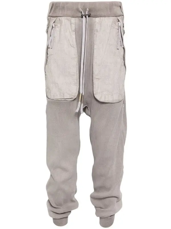 Boris Bidjan Saberi Drawstring Drop-crotch Trousers