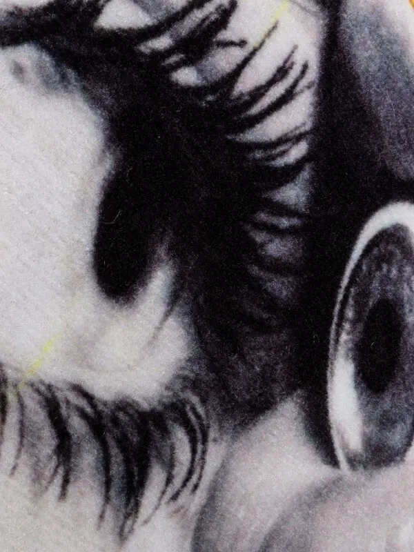 SELETTI Eye And Mouth Mat - Grey
